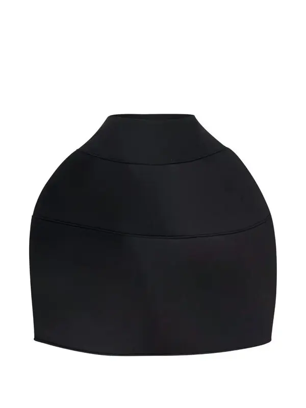 MELITTA BAUMEISTER Sculptural Paneled Midi Skirt - Black