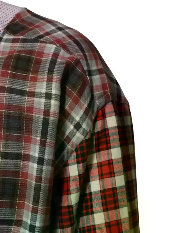Dolce & Gabbana Patchwork Checkered Shirt