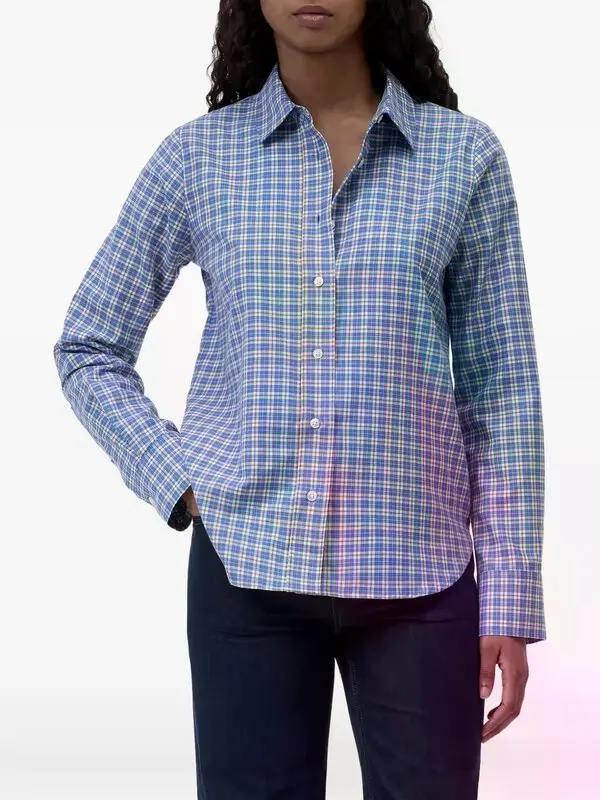 Closed Checked Cotton-twill Shirt