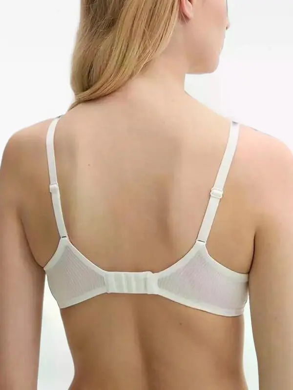 Chantelle Lace-trim Ribbed-knit Bra