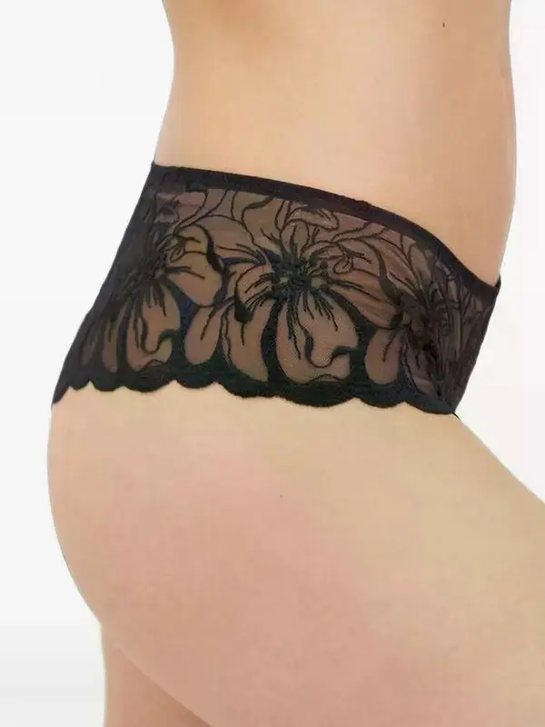 Chantelle Floral-embroidered Briefs