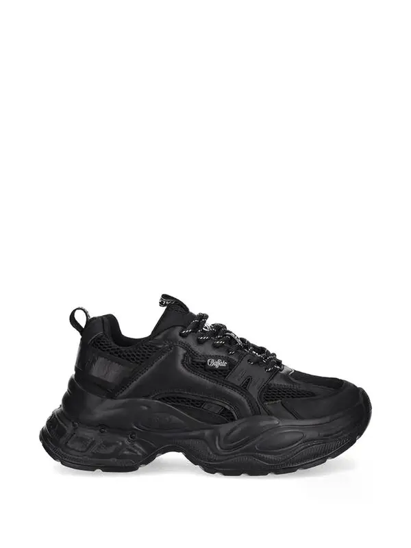 BUFFALO Yuno One Chunky-sole Panelled Sneakers - Black