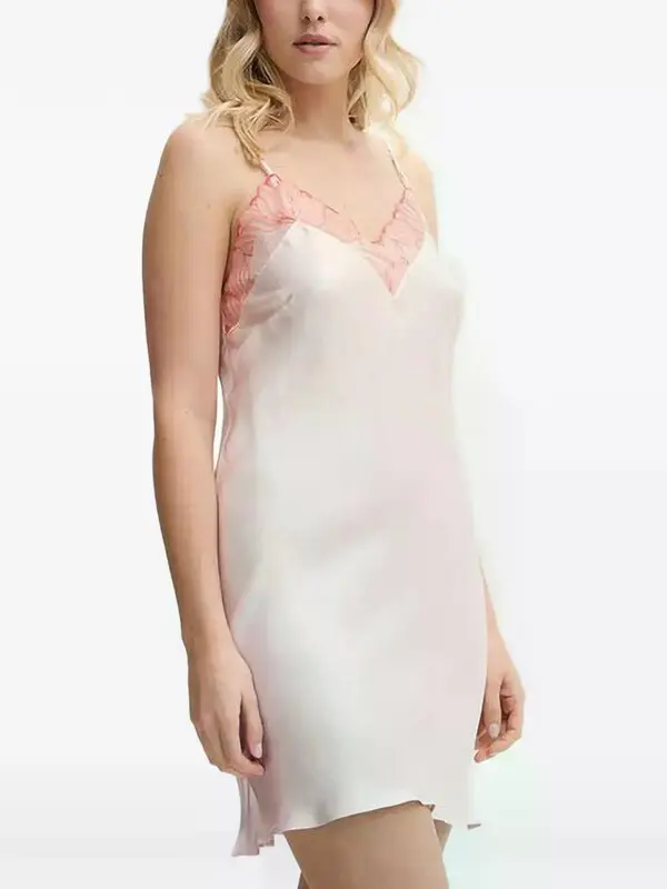 Chantelle Lace-trim Satin Nightdress
