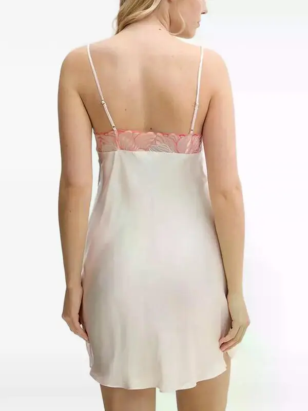 Chantelle Lace-trim Satin Nightdress