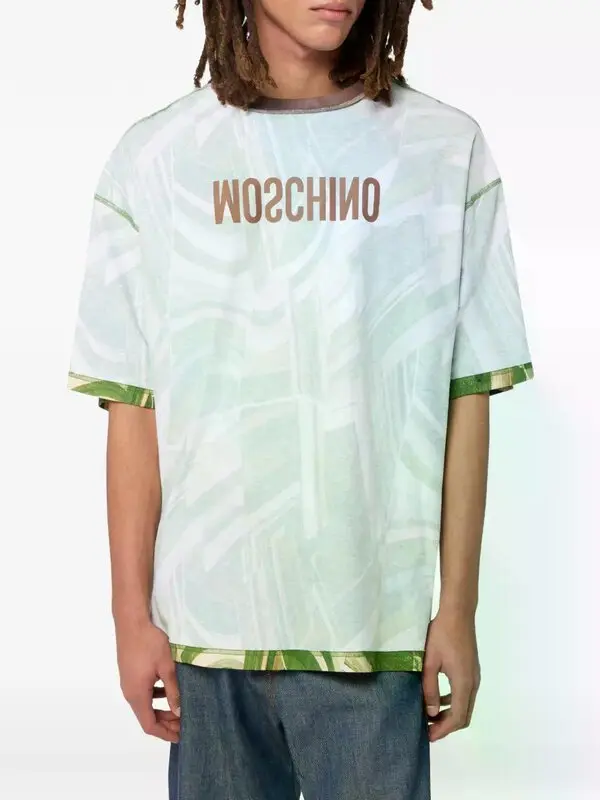 Moschino Printed Cotton Jersey T-shirt