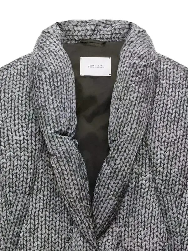 Dorothee Schumacher Knit-print Padded Jacket