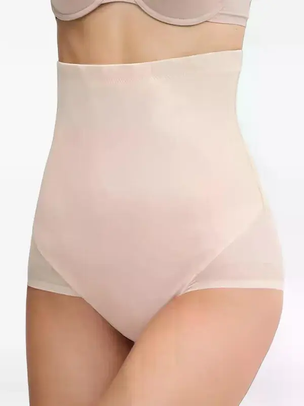 Chantelle Lab Glam Shaping High-waisted Seamless Briefs - Neutrals