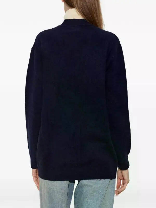 Emporio Armani Embroidered Patch-pocket Cardigan