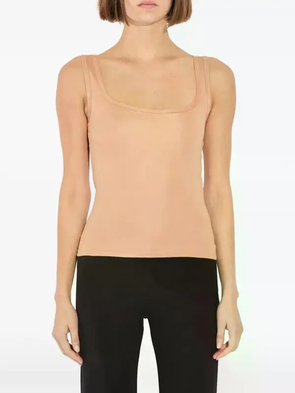 THE PARK Sawyer Square-neck Tank Top - Neutrals