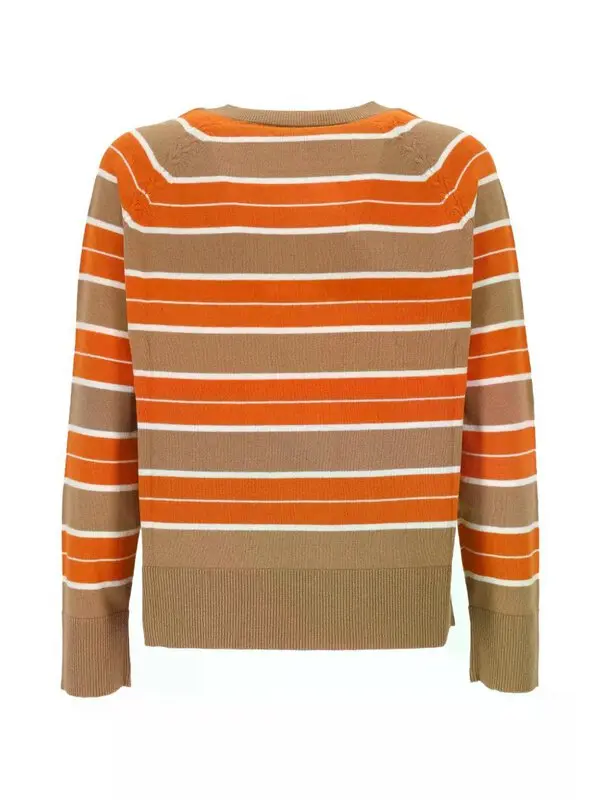 PENNYBLACK Striped Cable-knit Sweater