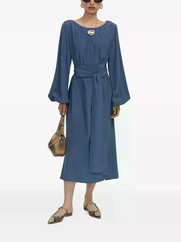 JOSEPH Cupid Silk Midi Dress