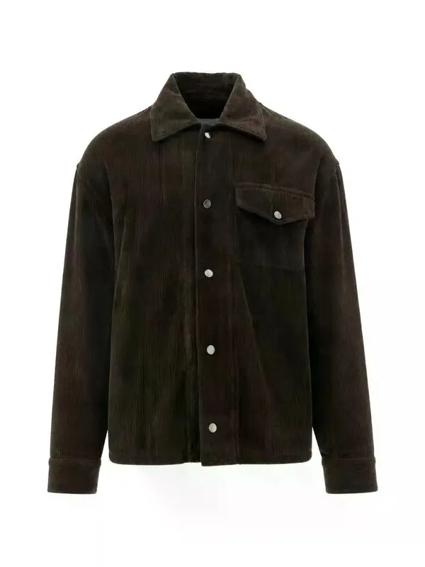 PAOLO PECORA Corduroy Chest-pocket Jacket