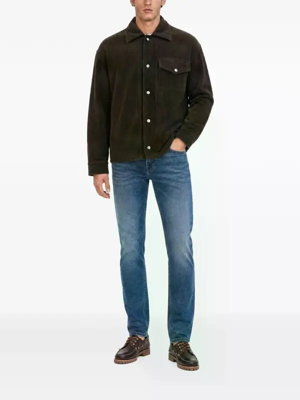 PAOLO PECORA Corduroy Chest-pocket Jacket