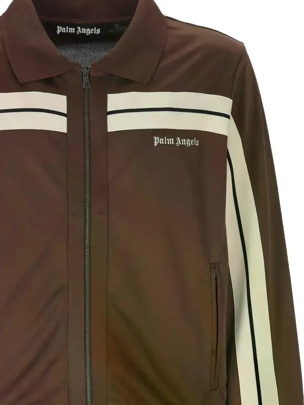Palm Angels Logo-print Side-stripe Jacket