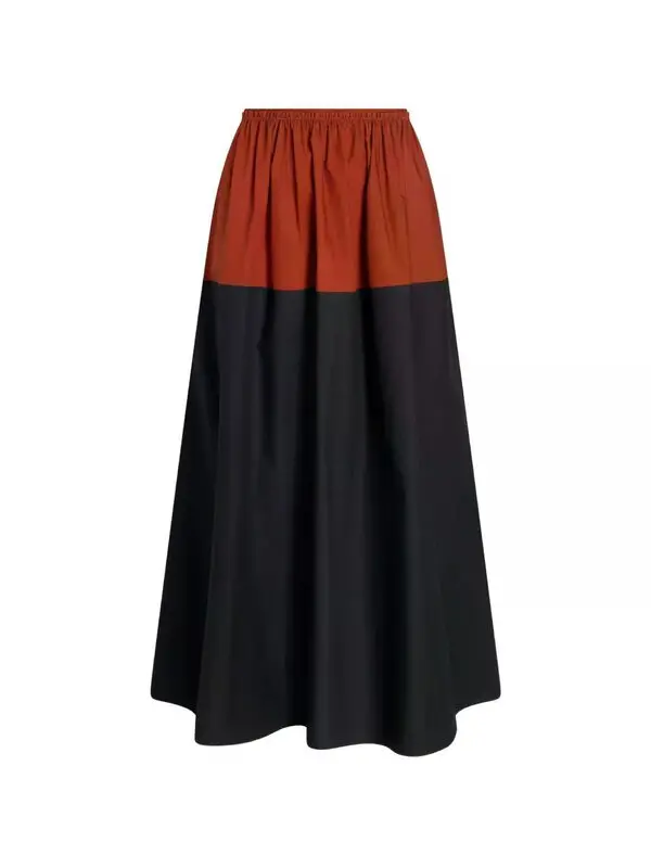Proenza Schouler White Label Nyla Colour-block Midi Skirt - Red