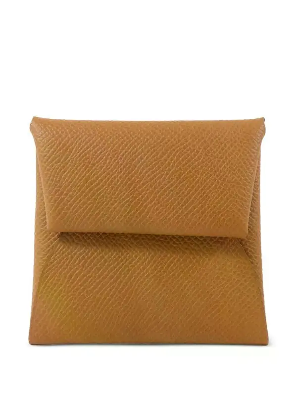Hermès Bastia Epsom Leather Change Purse - Brown
