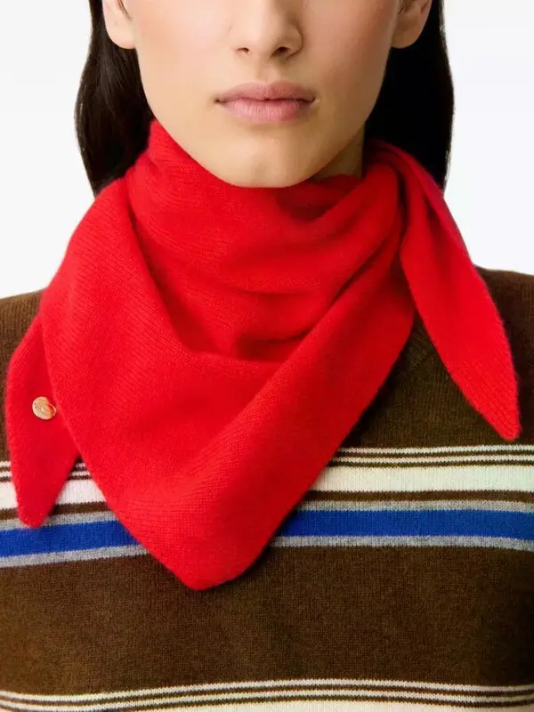 Claudie Pierlot Triangular Wool Scarf