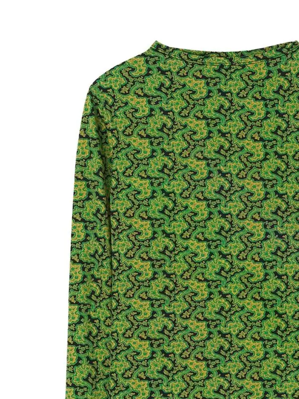 Rodebjer Karlai Paisley-print Long-sleeve T-shirt - Green