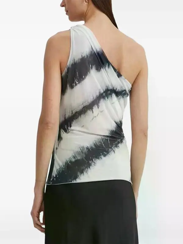 BRUUNS BAZAAR One-shoulder Print Blouse