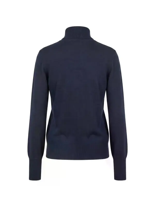 Patrizia Pepe Roll-neck Button-cuff Sweater