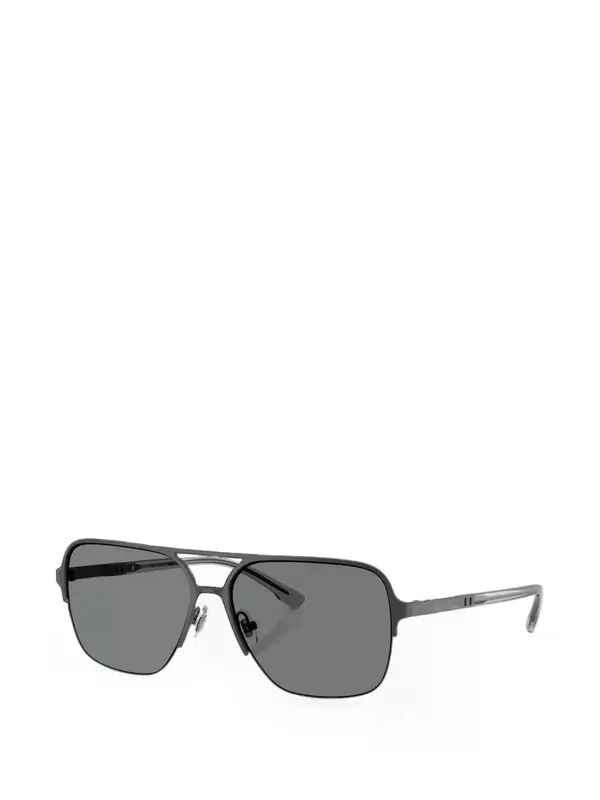Brooks Brothers Pilot-frame Semi-rim Sunglasses