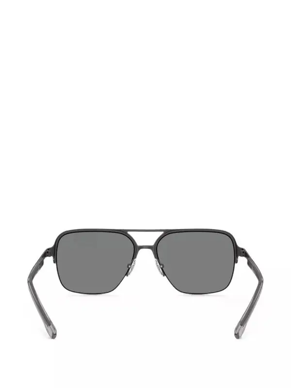 Brooks Brothers Pilot-frame Semi-rim Sunglasses