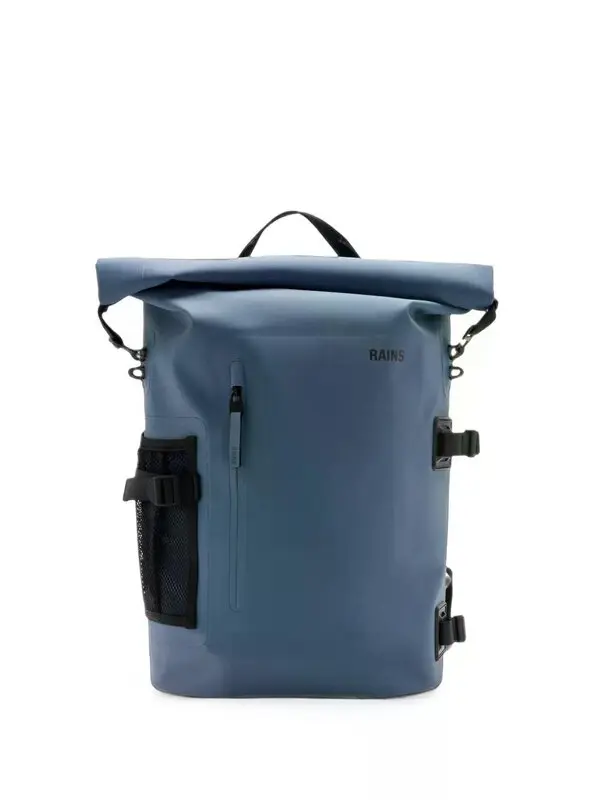 Rains Rolltop Opening Backpack - Blue
