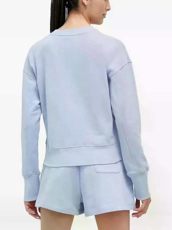 CASALL Logo-patch Drop-shoulder Sweatshirt