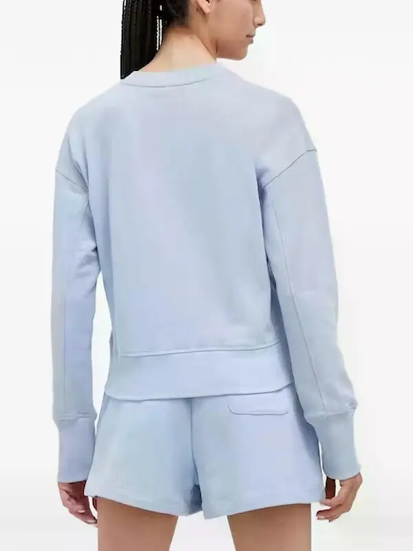 CASALL Logo-patch Drop-shoulder Sweatshirt