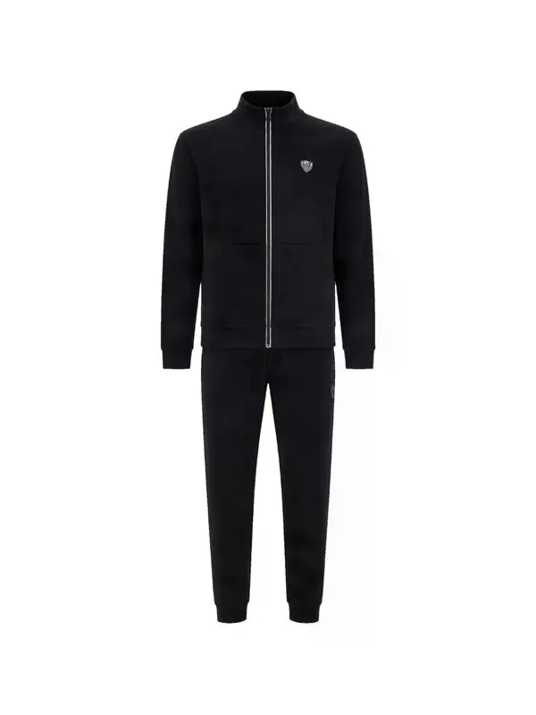 EA7 Logo-patch Tracksuit - Black
