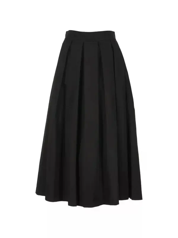 Filippa K Pleated A-line Midi Skirt
