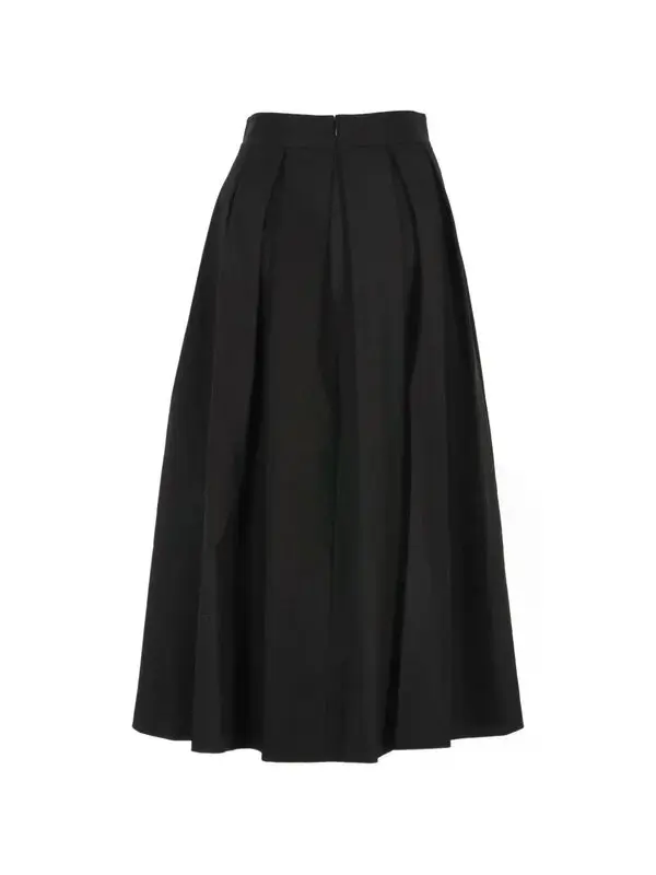 Filippa K Pleated A-line Midi Skirt