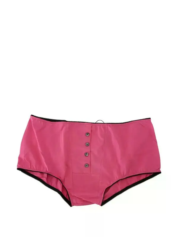John Galliano Button-front Underwear - Pink