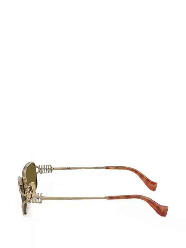 Miu Miu Rectangle-frame Sunglasses