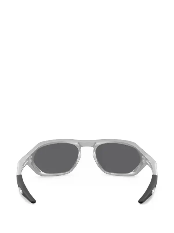 Oakley Cage Jacket Geometric-frame Sunglasses - Silver