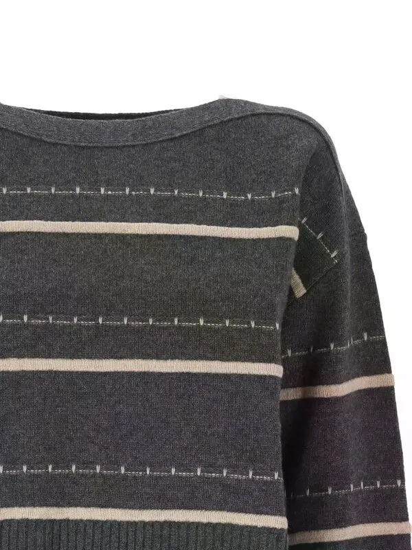 PENNYBLACK Striped Boat-neck Sweater