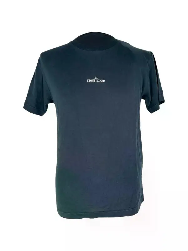 Stone Island Logo-print T-shirt - Black