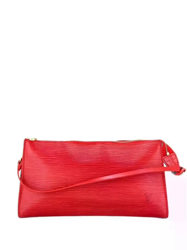 LOUIS VUITTON Pochette Accessoires Epi Leather Clutch Bag