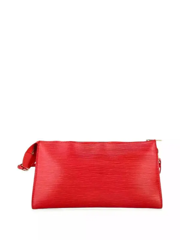 LOUIS VUITTON Pochette Accessoires Epi Leather Clutch Bag
