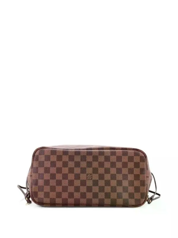 LOUIS VUITTON Neverfull Damier Mm Tote Bag - Brown