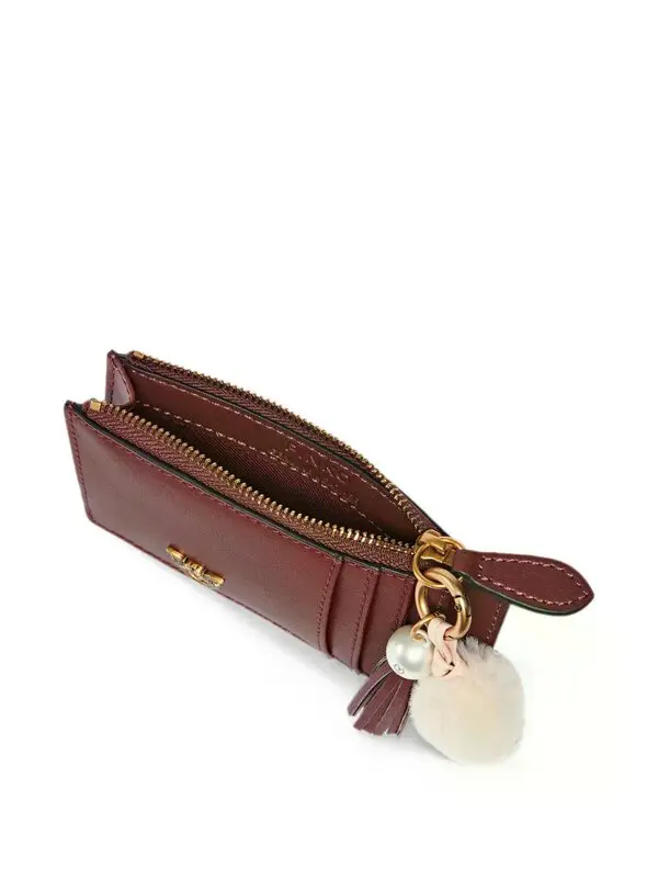 Pinko Love Birds Leather Card Holder