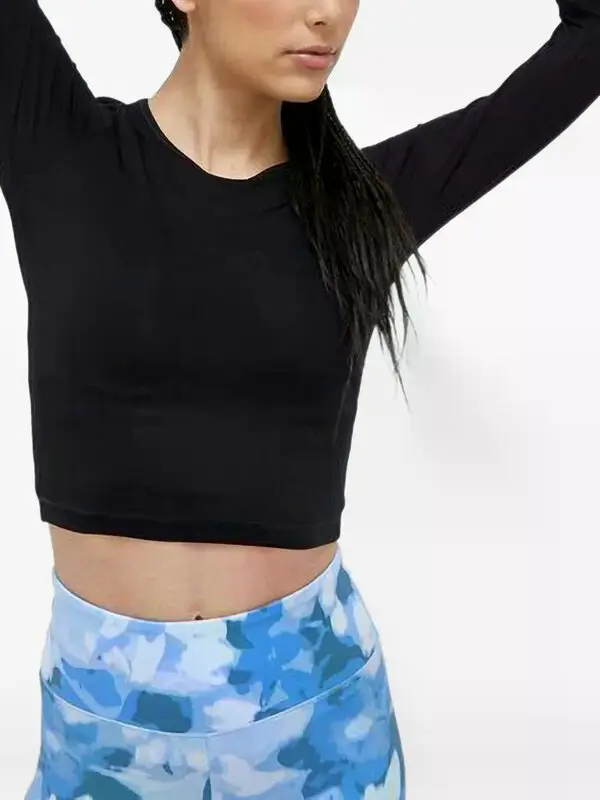 CASALL Logo-print Cropped T-shirt
