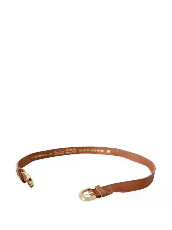 SCERVINO STREET Double-buckle Belt - Neutrals