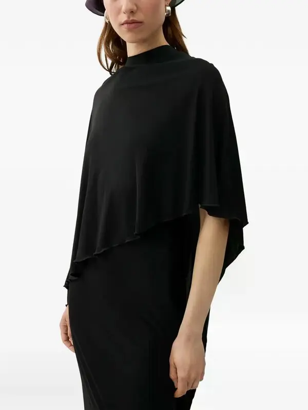 Rodebjer Kate Caped Asymmetrical Midi Dress