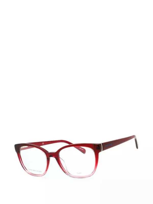 Tommy Hilfiger Cat-eye Frame Glasses - Red
