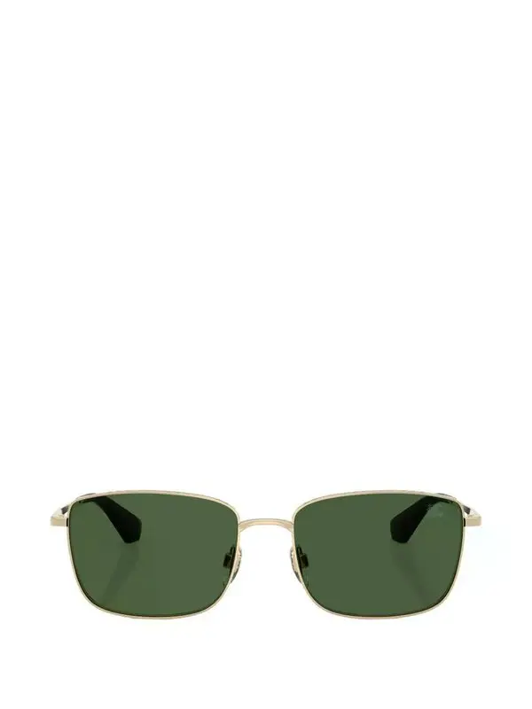 Burberry Rectangle-frame Metal Sunglasses - Gold