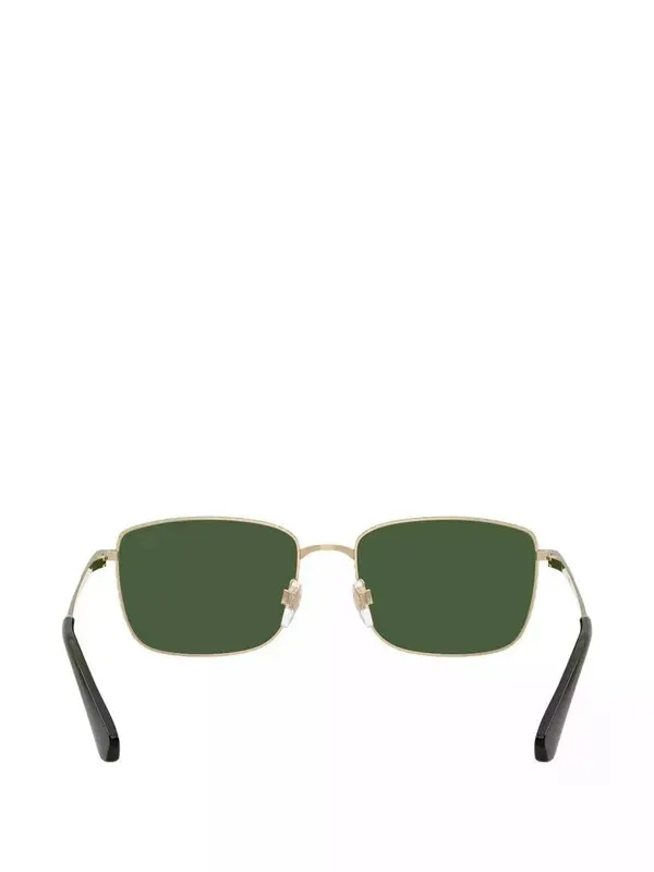 Burberry Rectangle-frame Metal Sunglasses