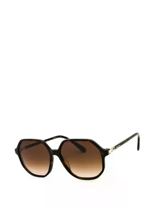 SWAROVSKI Tortoiseshell-effect Square-frame Sunglasses