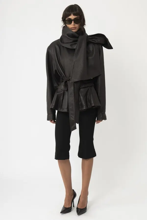 Arakii Leather Scarf
