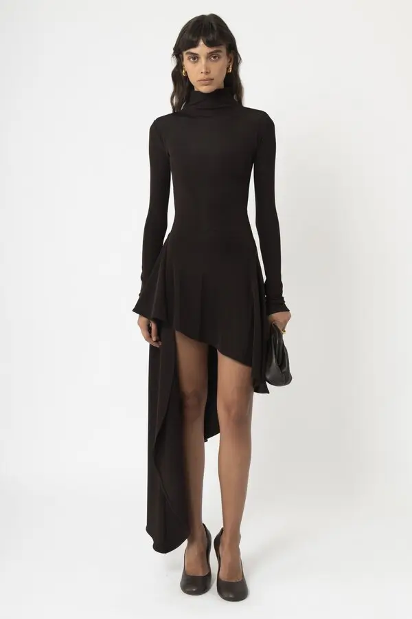 Arakii Jersey Spiral Dress